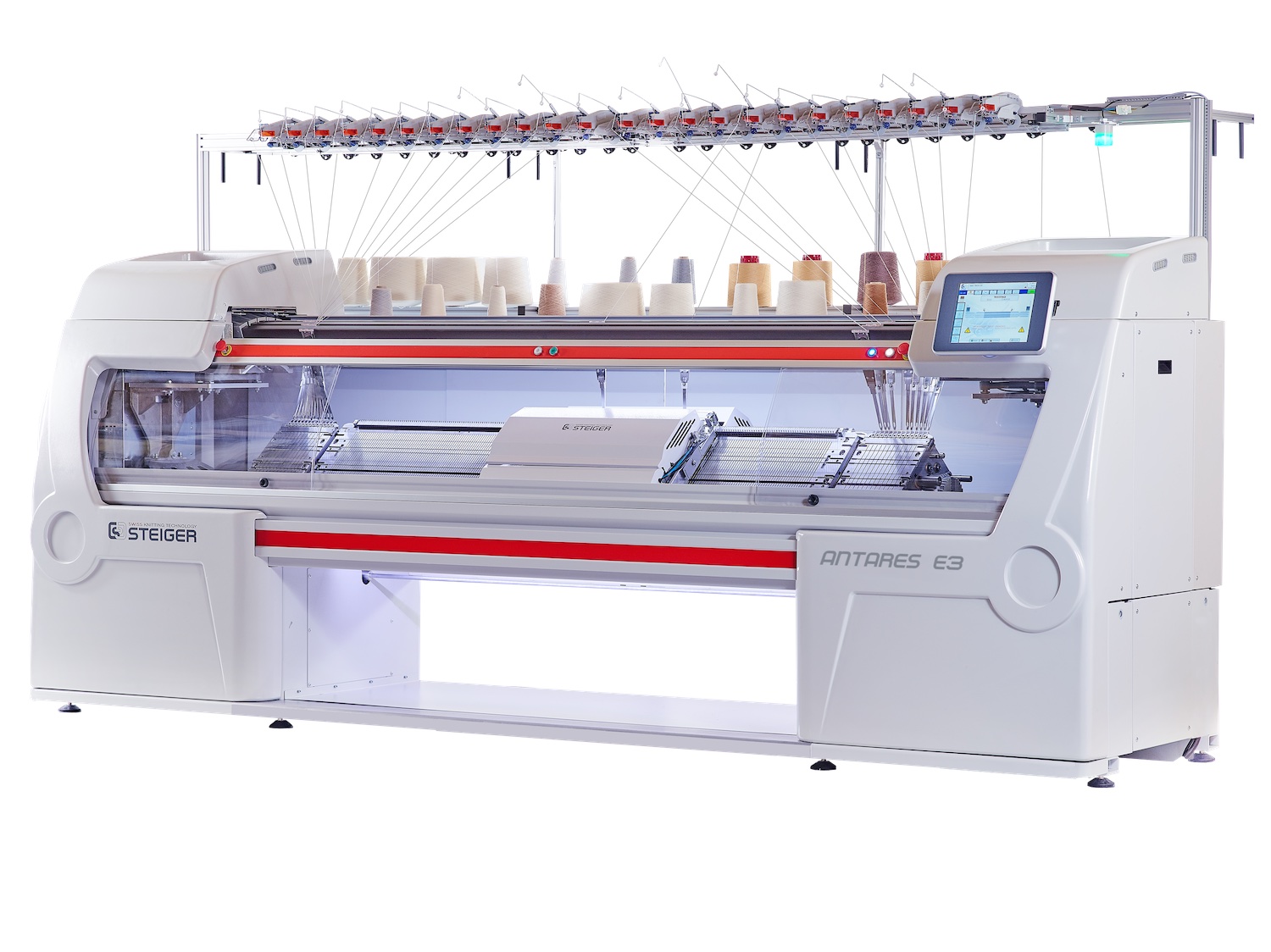 New coarse gauge intarsia machine from Steiger